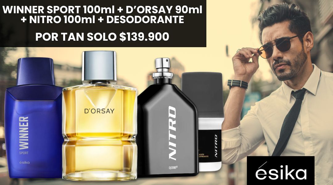 Tripack Dorsay Winner Nitro! - Tienda ésika Colombia